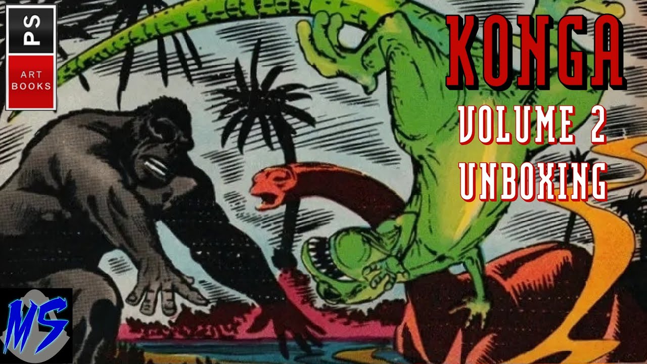 Konga Volume 2 PS Artbooks Comic Collection Unboxing - YouTube