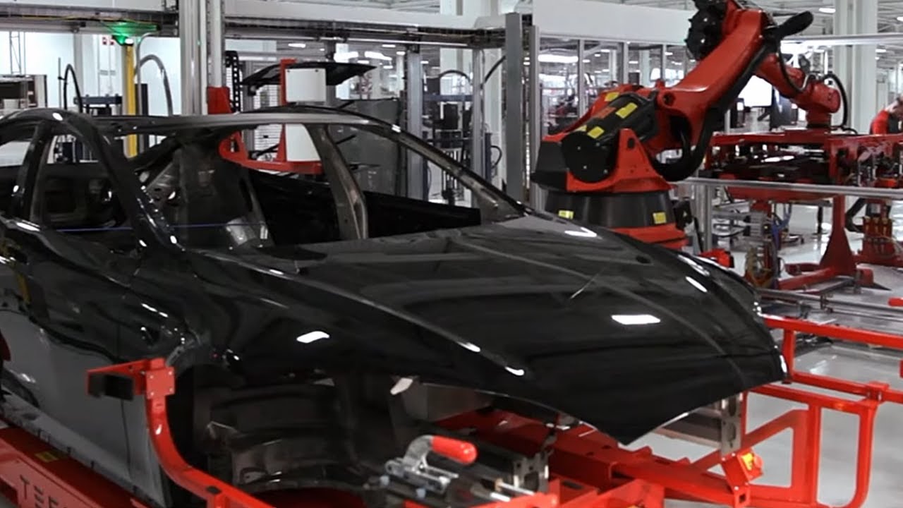 Einblick ín Teslas Mega Fabriken: So werden Model S, Model 3 & Model Y ...
