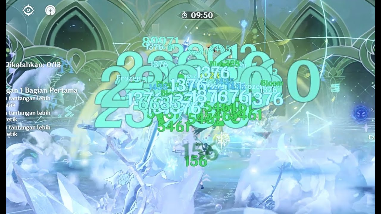 Faruzan Hyper fridge ( freeze ~ Bloom ) ft nahida | rosaria | kokomi ...