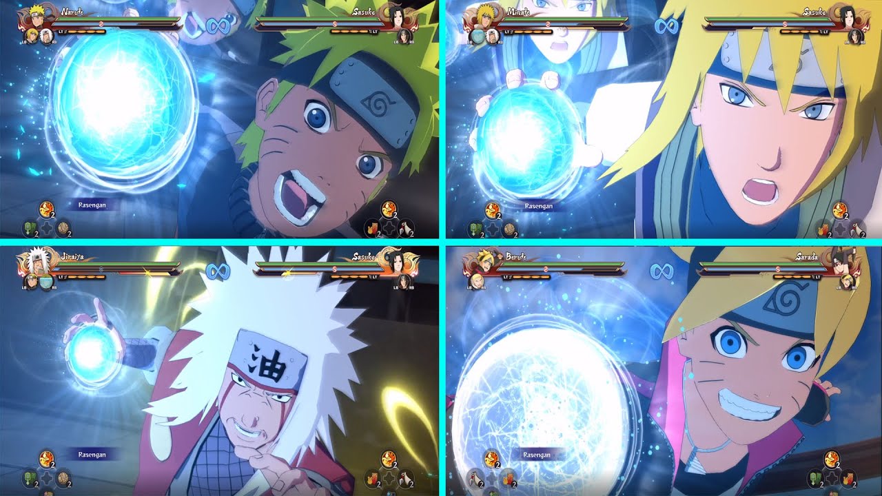 All Rasengan Jutsu & Their Properties - Naruto Ultimate Ninja Storm 4 ...
