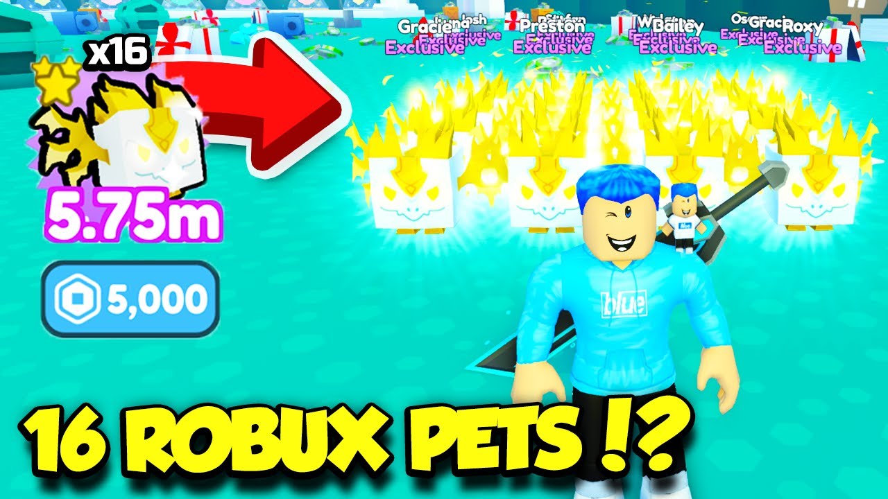 I Spent $80,000 ROBUX In Pet Simulator X Getting A FULL TEAM OF THE ...