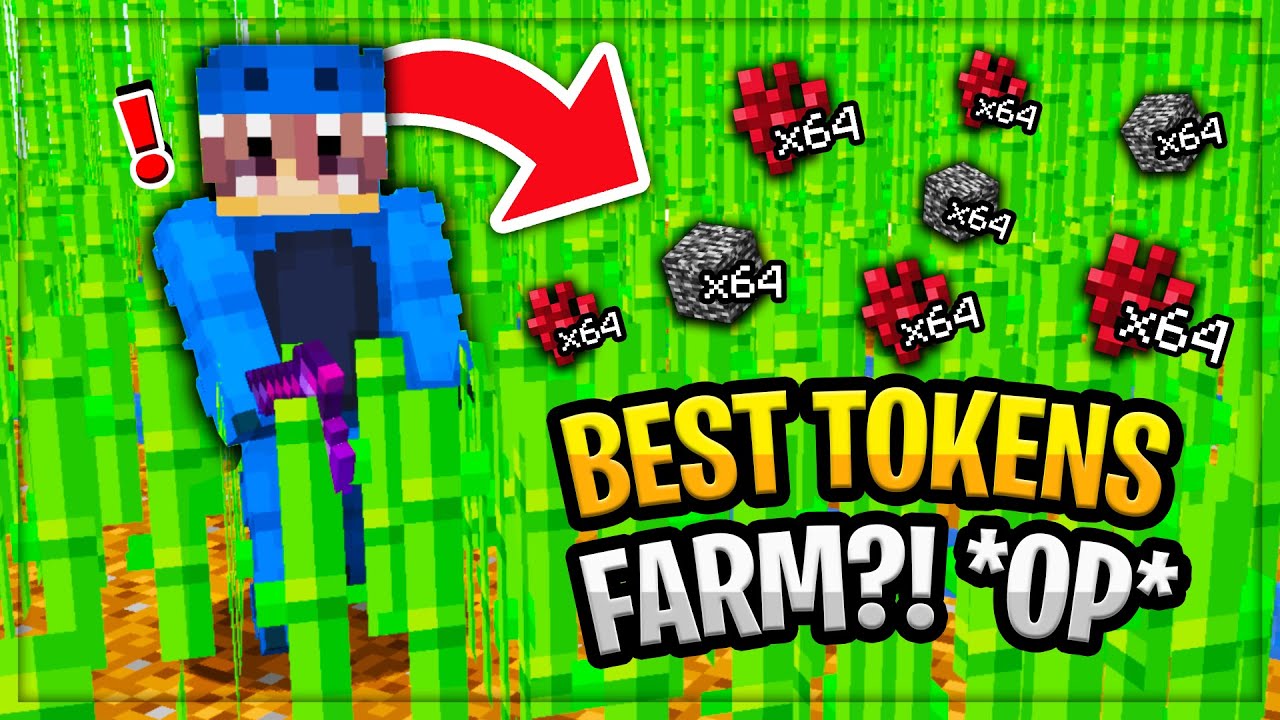 MAKING THE BEST TOKENS FARM ON THE SERVER? *OP* | Minecraft Skyblock ...