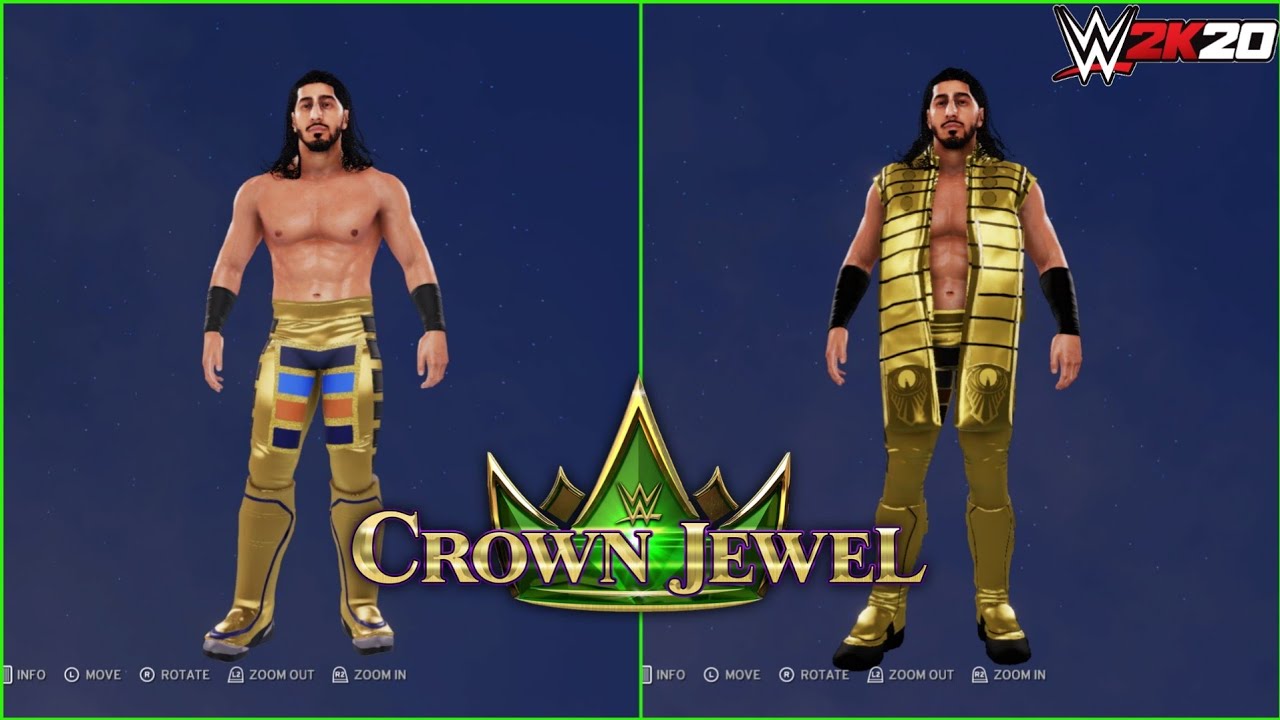 WWE 2K20: Mustafa Ali - Crown Jewel 2021 Attire - YouTube