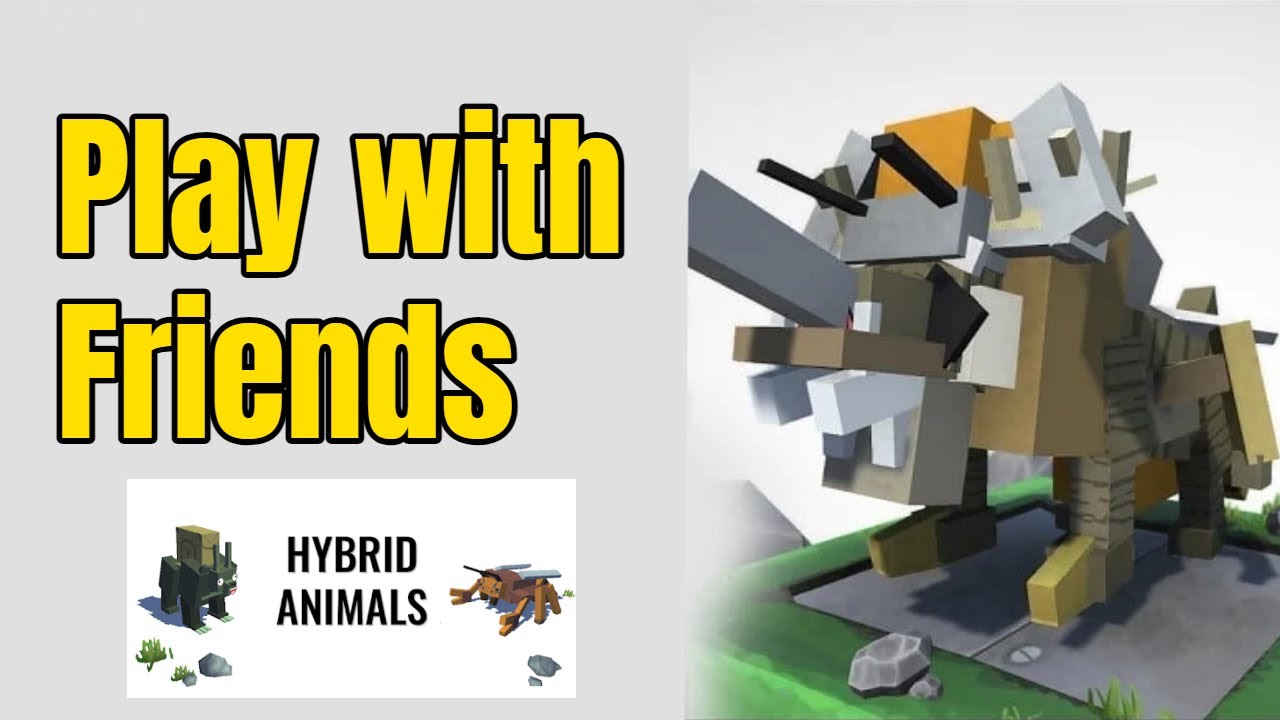 How to Play with Friends in Hybrid Animals 2022 - YouTube