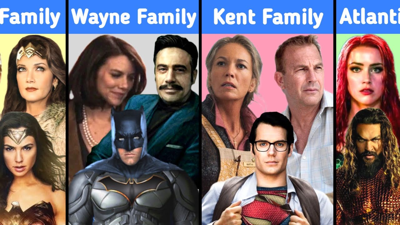 Every DC Family In DCEU - YouTube