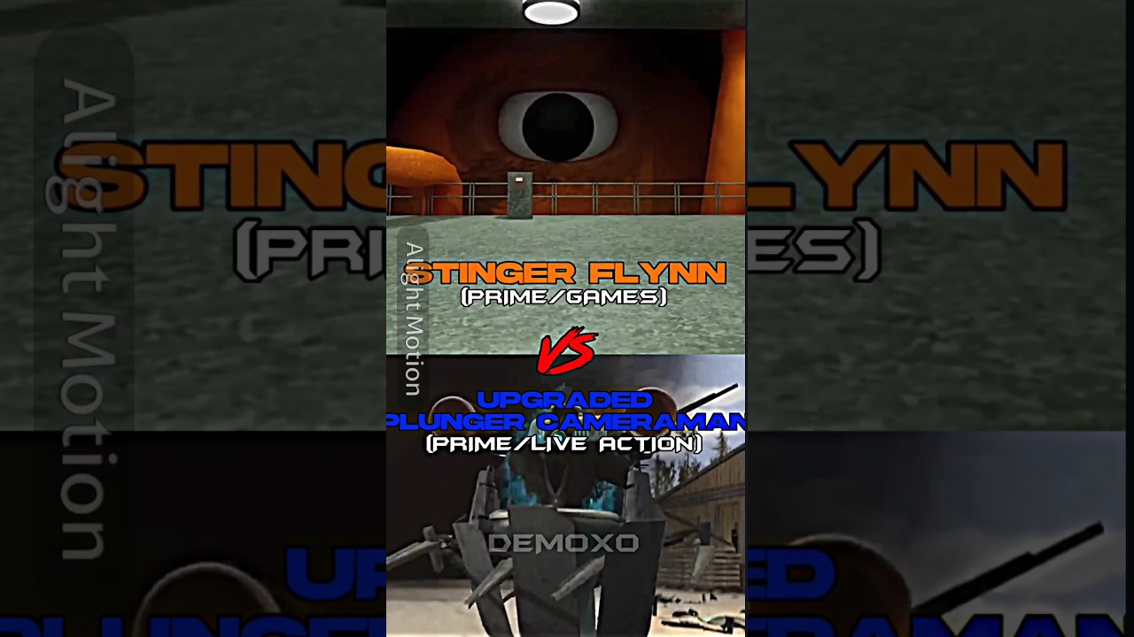 Stinger Flynn vs Upgraded Plunger Cameraman - YouTube