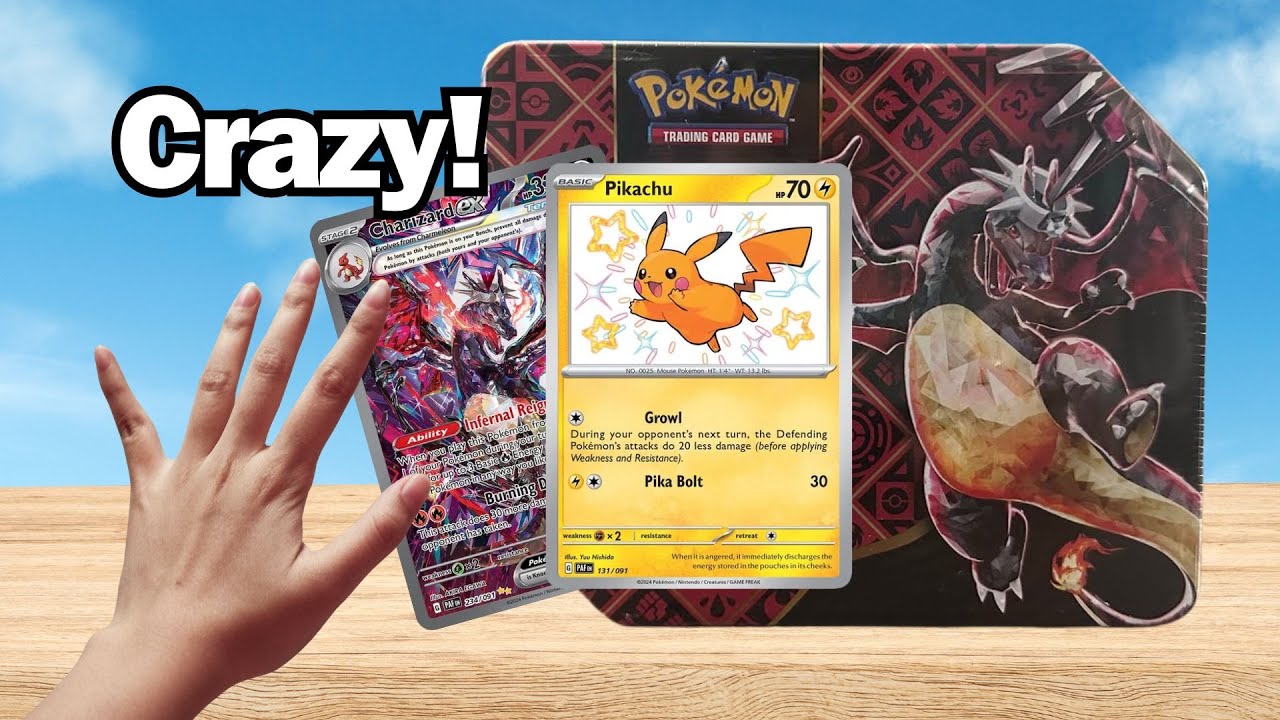 Paldean Fates God Box - Tera Charizard Tin - YouTube
