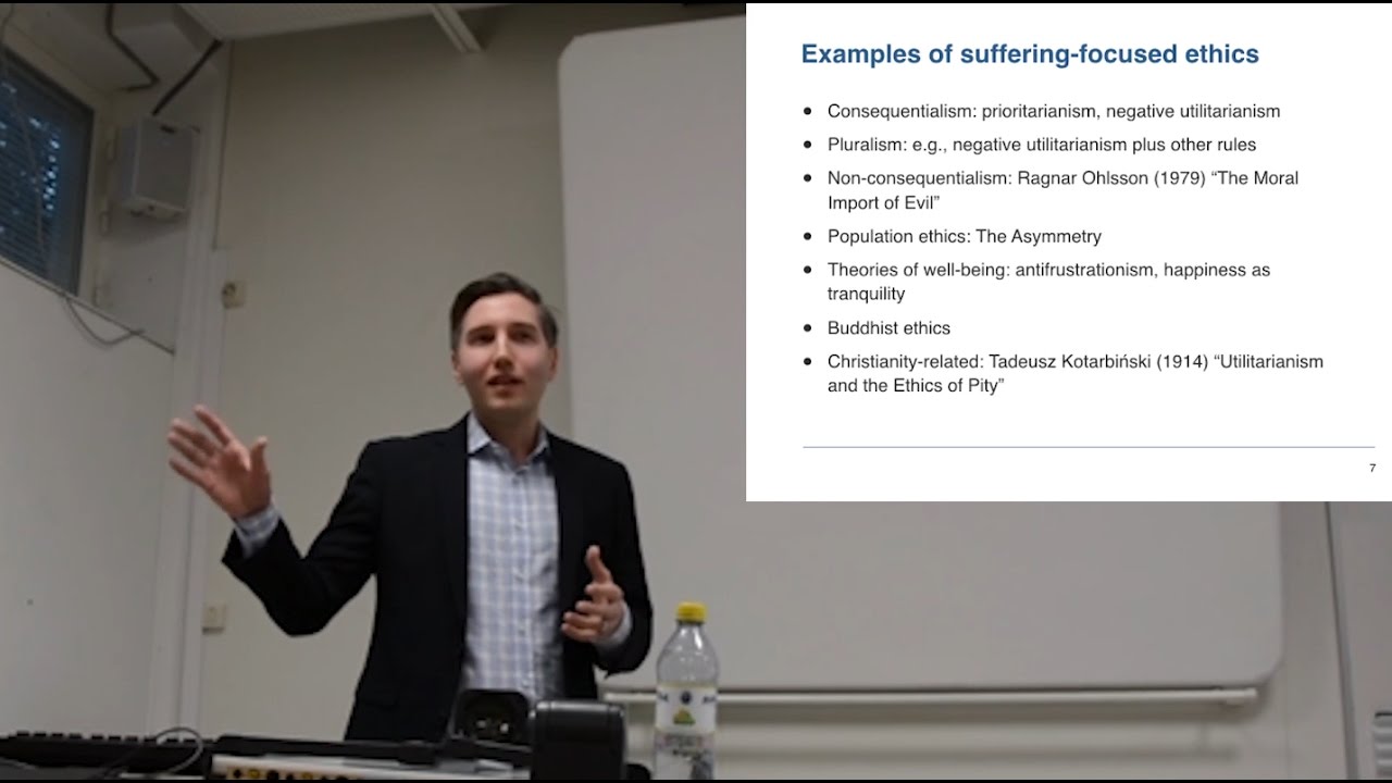 Simon Knutsson – Suffering-Focused Ethics and Effective Altruism - YouTube