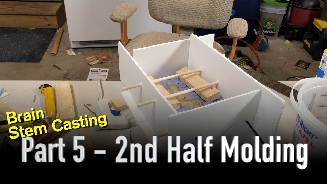 Brain Stem Casting Part 5 "2nd Half Molding" - YouTube