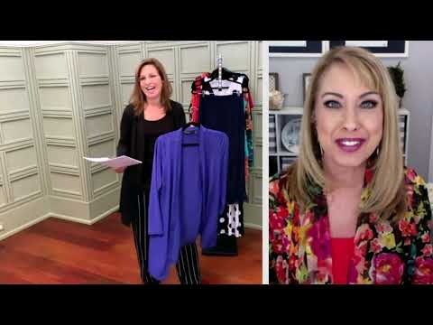 Every Day by Susan Graver Liquid Knit Duster with Snap Detail on QVC
