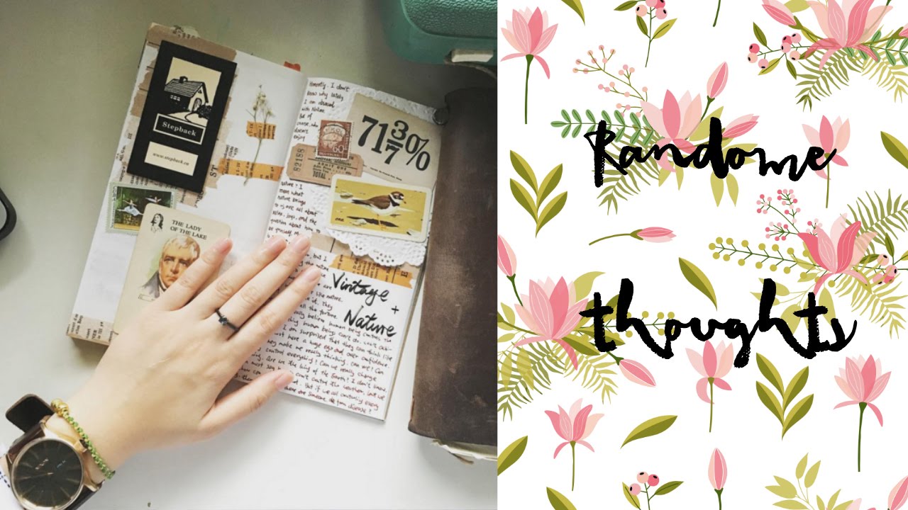 Journal process about random thoughts - YouTube