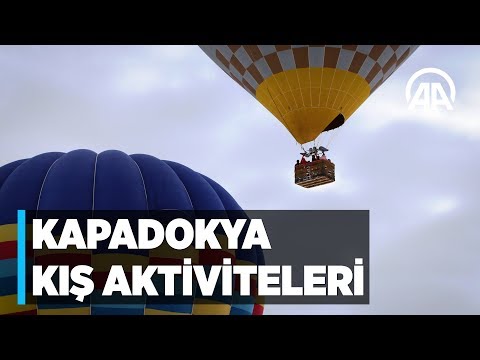 Kapadokya kış aktiviteleriyle konuklarını bekliyor
