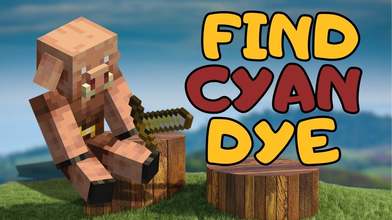 How to Find a Cyan Dye in Minecraft | Minecraft Tutorial (2025) - YouTube