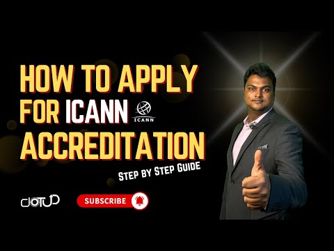 How to Apply for ICANN Accreditation - Explained by Venkatesh #Dotup #ICANN #accreditation