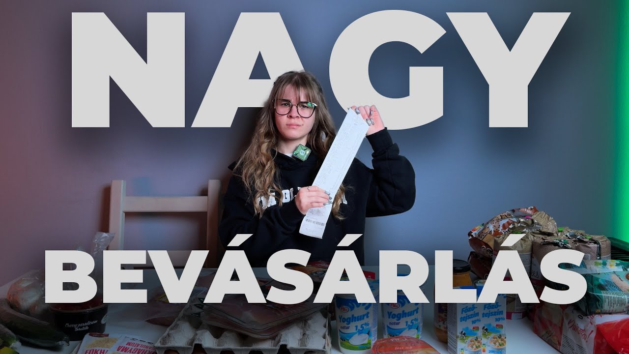 heti nagybevásárlás - olcsón+egészségesen - YouTube