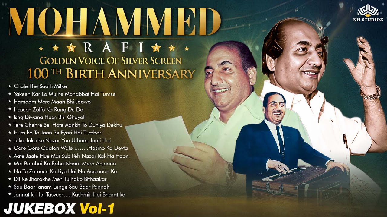 Mohammed Rafi - The Golden Voice Of Silver Screen | 100th Birth ...