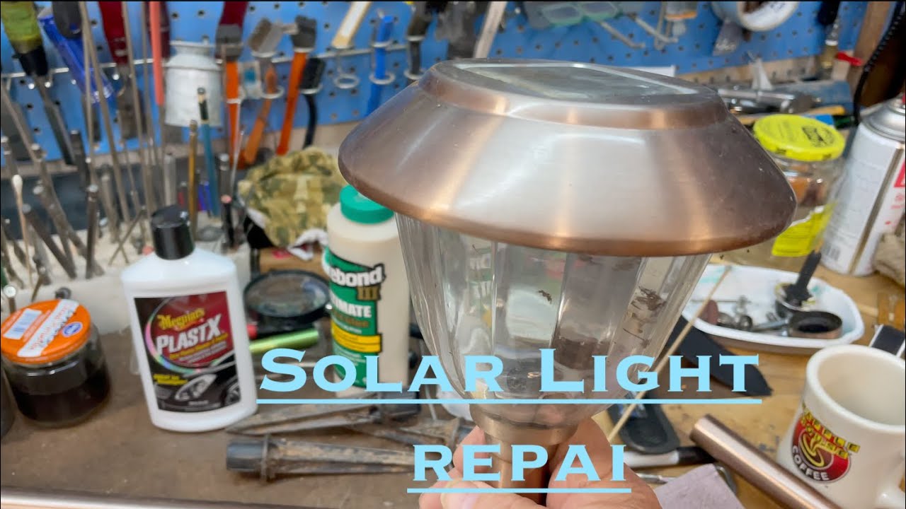 Solar Light Repair - YouTube