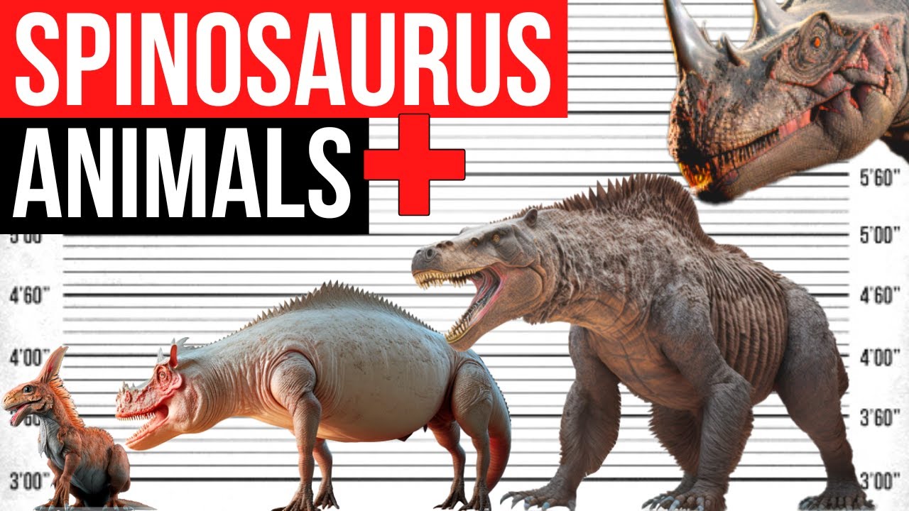 WHAT IF Scientists Cross DNA of SPINOSAURUS and ANIMALS | Rhino ...