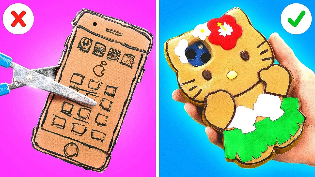 FROM TRASH TO TREASURE! ♻️ DIY Cardboard School Hacks | 123 GO - YouTube