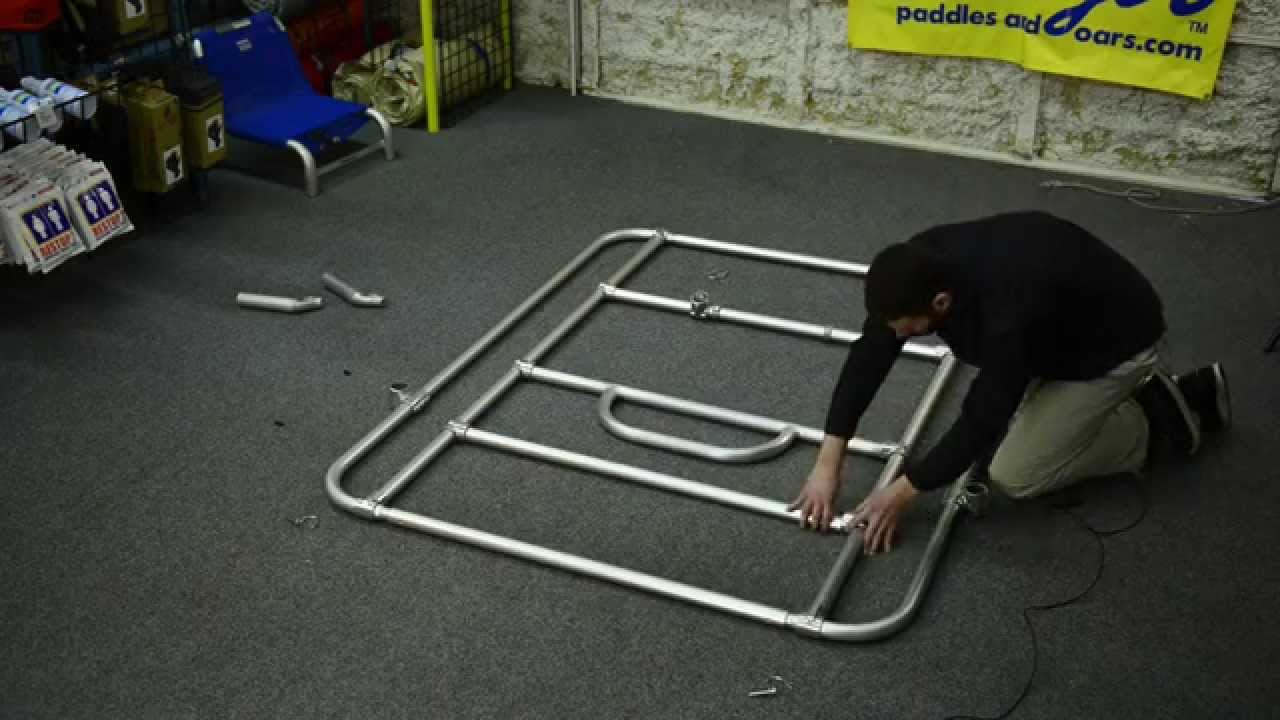 Double Rail Raft Frame Assembly - YouTube
