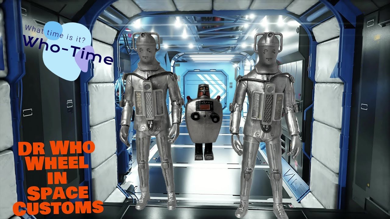 Doctor Who The Wheel in Space Cybermen & Servo Robot Custom Action ...