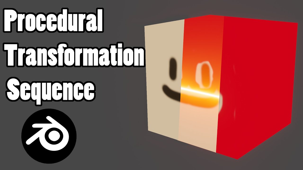 How to Make a Procedural Transformation Sequence in Blender 2.8x ...