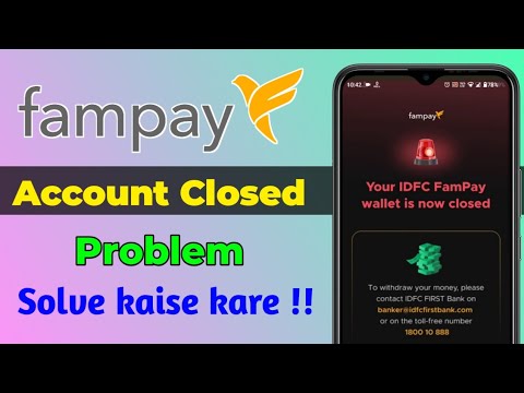 Fampay account close problem | fampay very your account problem ...