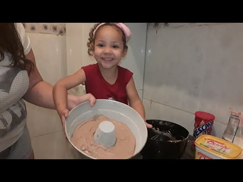 Fazendo bolo de chocolate com A Ysa 💖