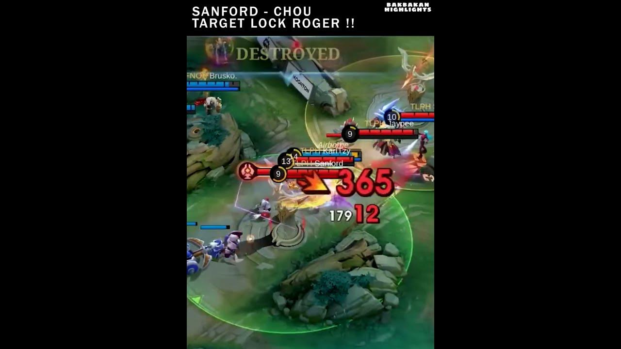 TARGET LOCKED - ROGER !! - TLPH SANFORD CHOU MPL PH S14 #mobilelegends #mlbb #mpl #mlbbesports ...