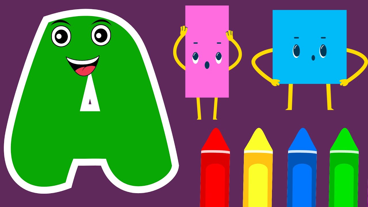 ABC Phonics Song, Colors and Shapes Song | ABC Song For Toddlers ...