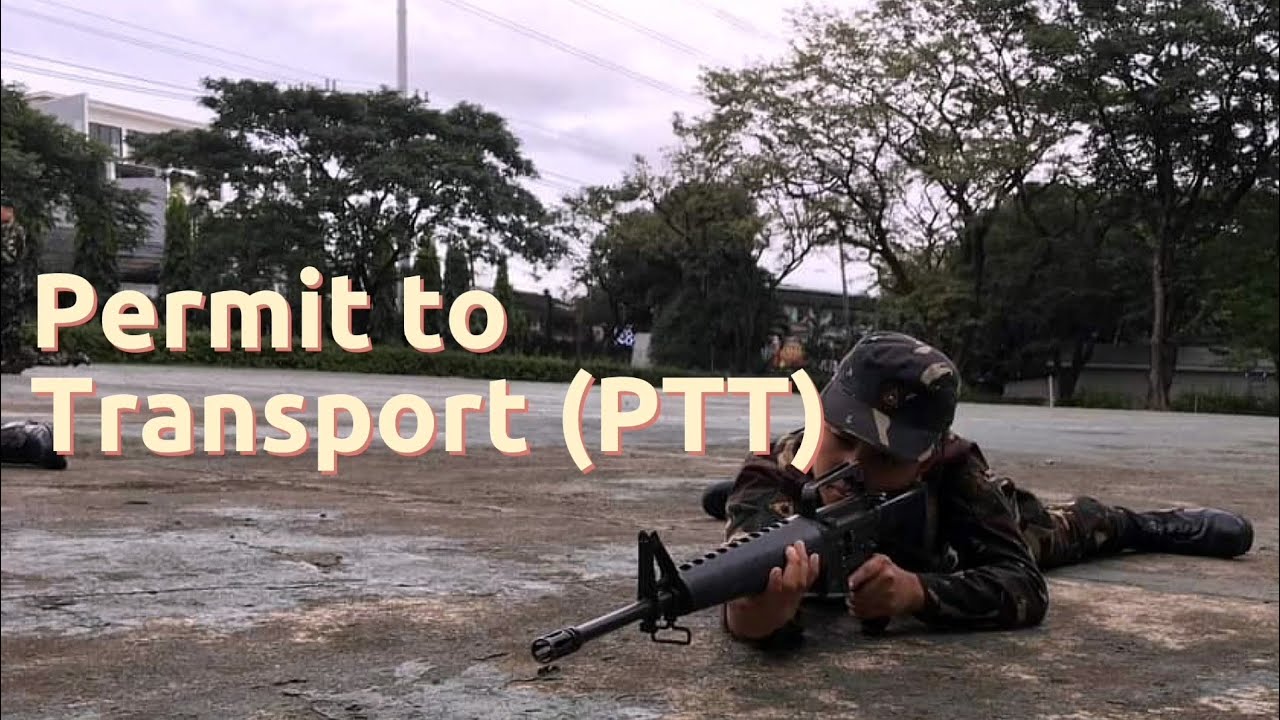 Permit to transport (PTT) check list - YouTube