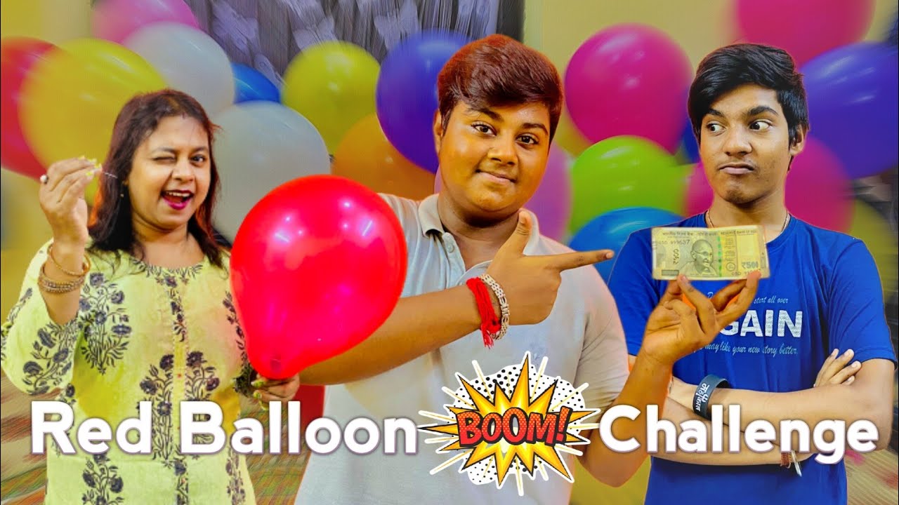 Balloon Challenge | Balloon Popping Challenge | Challenge #kkfoodnvlog ...