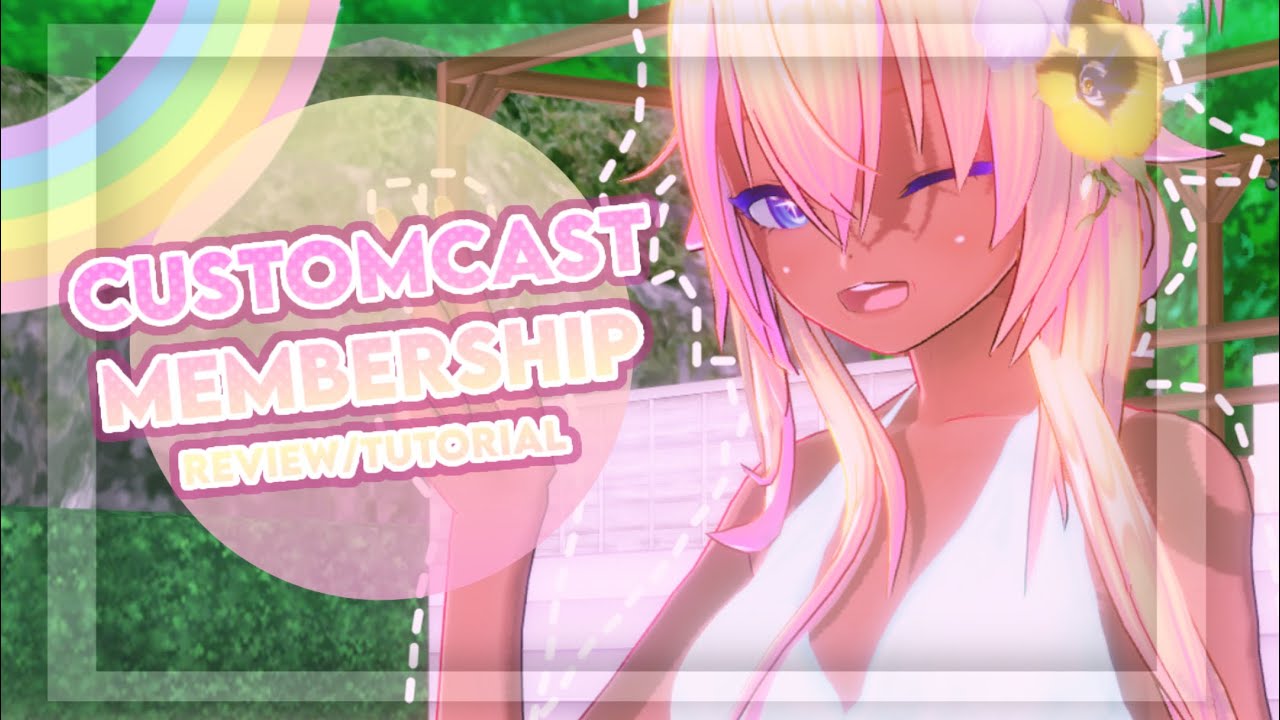 🌈Customcast membership review/tutorial !! - YouTube