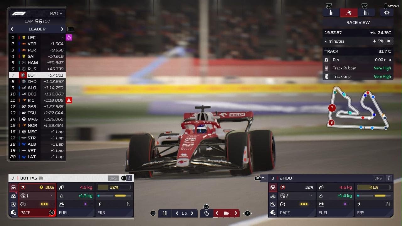 F1 Manager Race 1 part 3 - YouTube