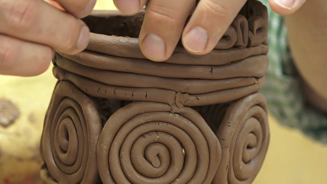 How to Build a Coil Vase - Ceramics 101 - University of YouTube - YouTube