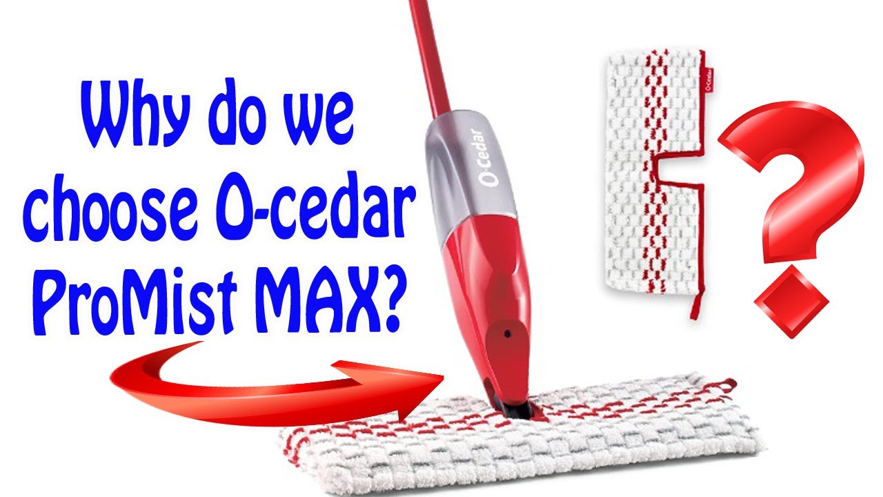 O Cedar promist max spray mop review - YouTube