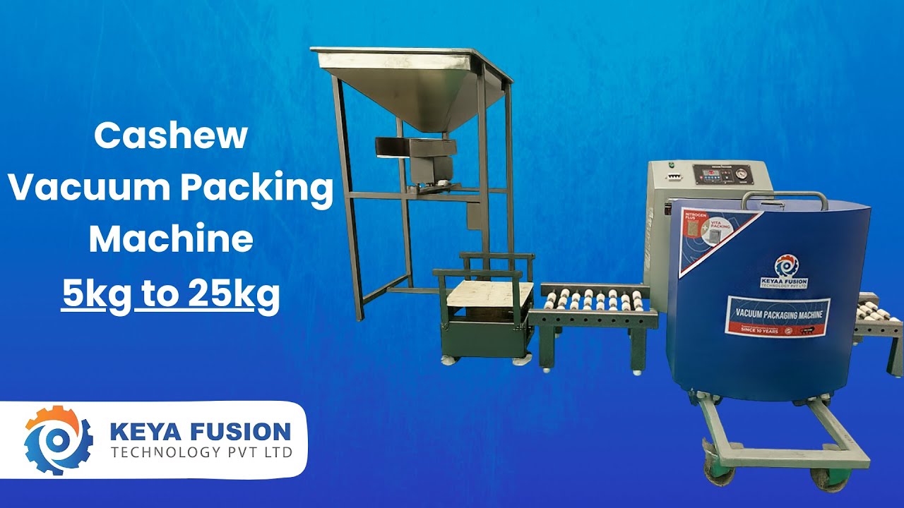 Vacuum Packing Machine | Semi-Automatic with Hopper, Roller & Vibrator ...