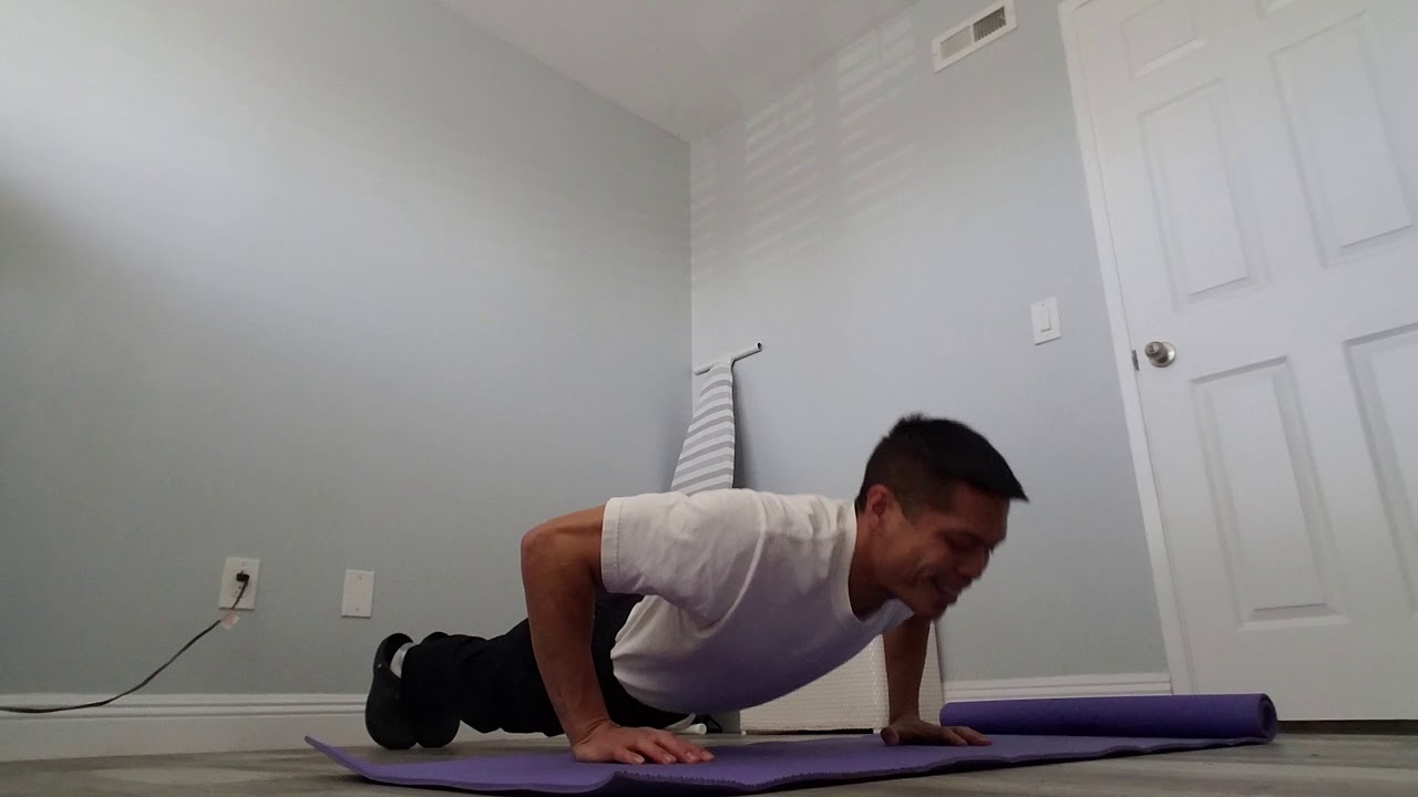 101 full range of motion unbroken push ups with the first 70 push ups ...