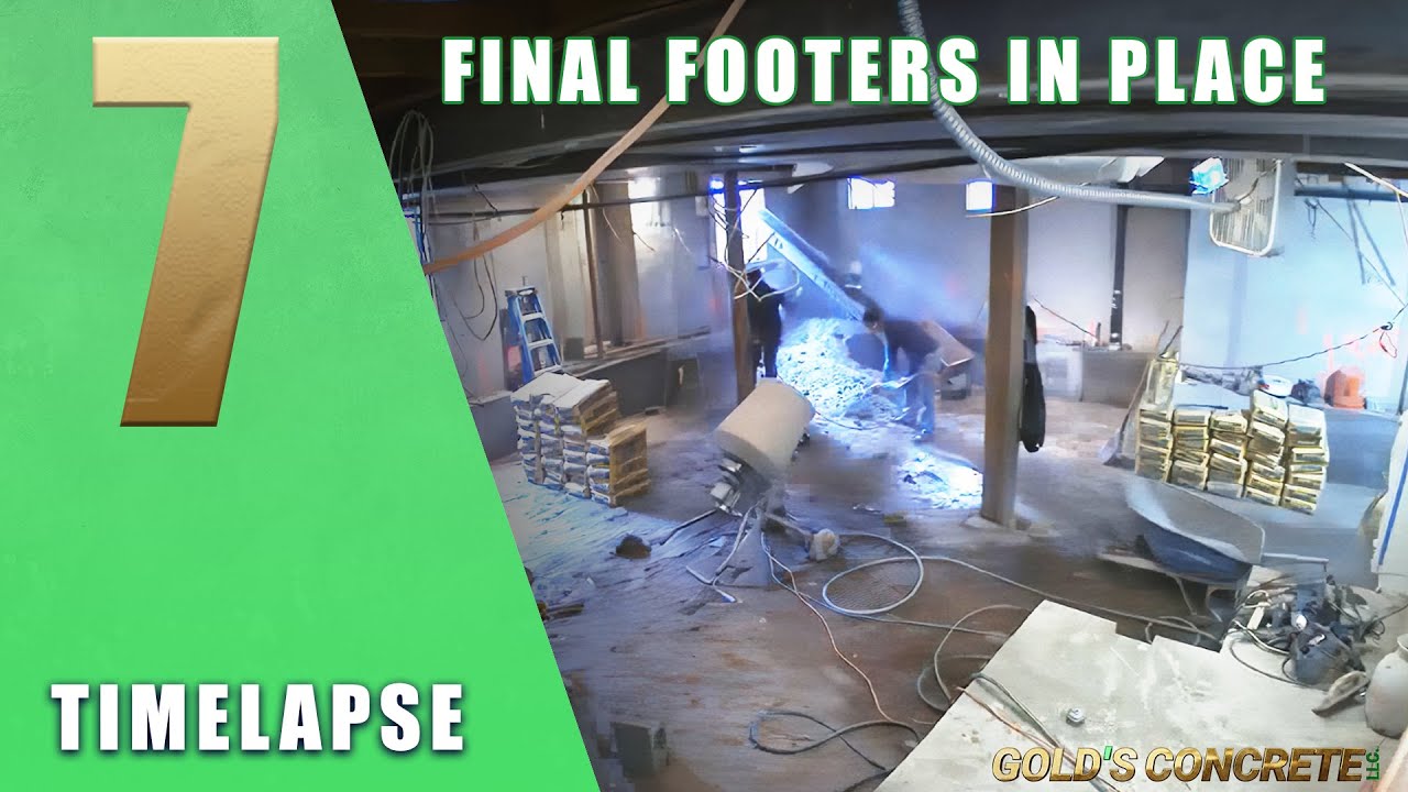 Hand Digging and pouring Mansion Basement ! Time-lapse - YouTube