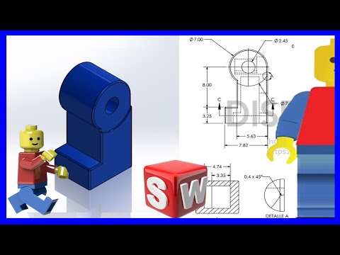 Proyecto Lego en Solidworks.