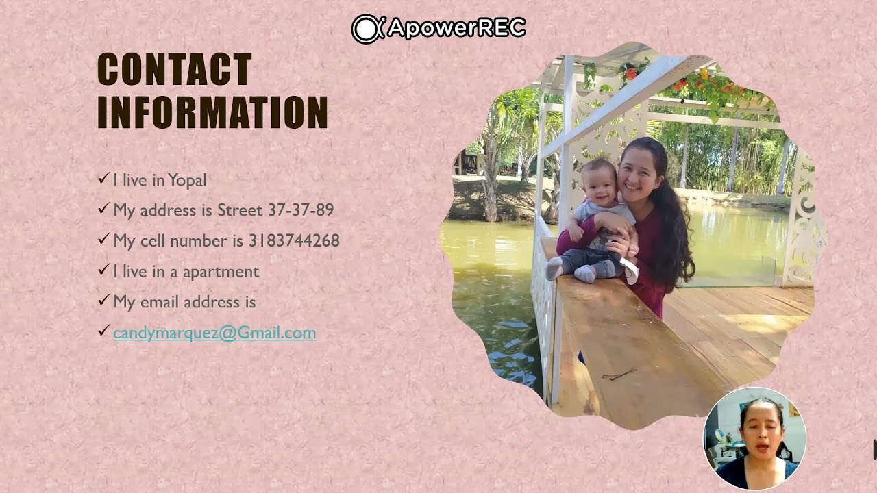 my personal presentation - YouTube