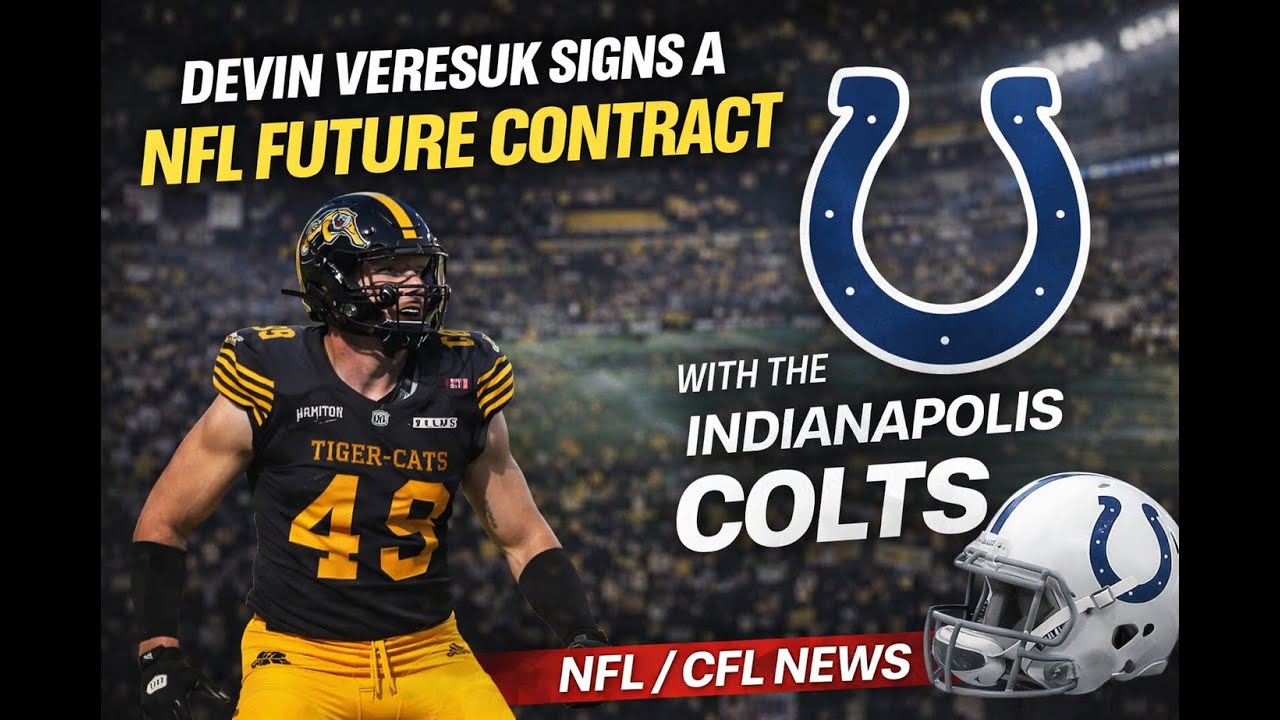 Devin Veresuk Signs with Indianapolis Colts! | Major NFL News - YouTube