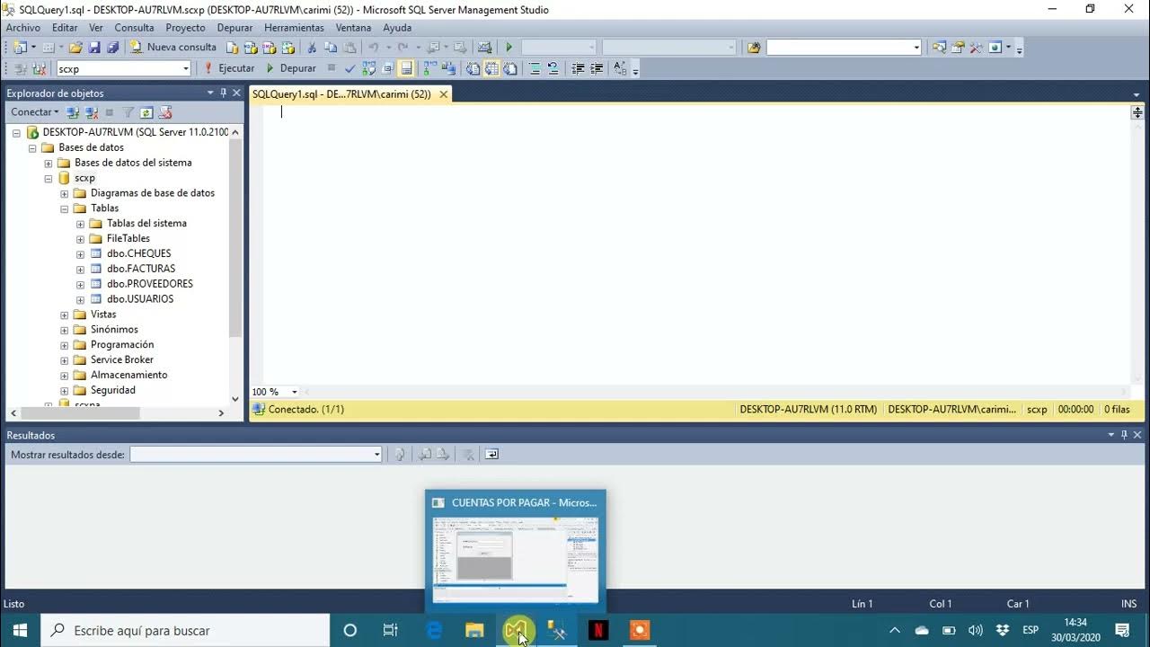 CONEXION DE BASE DE DATOS EN SQL SERVER CON PROGRAMA DE VISUAL BASIC - YouTube