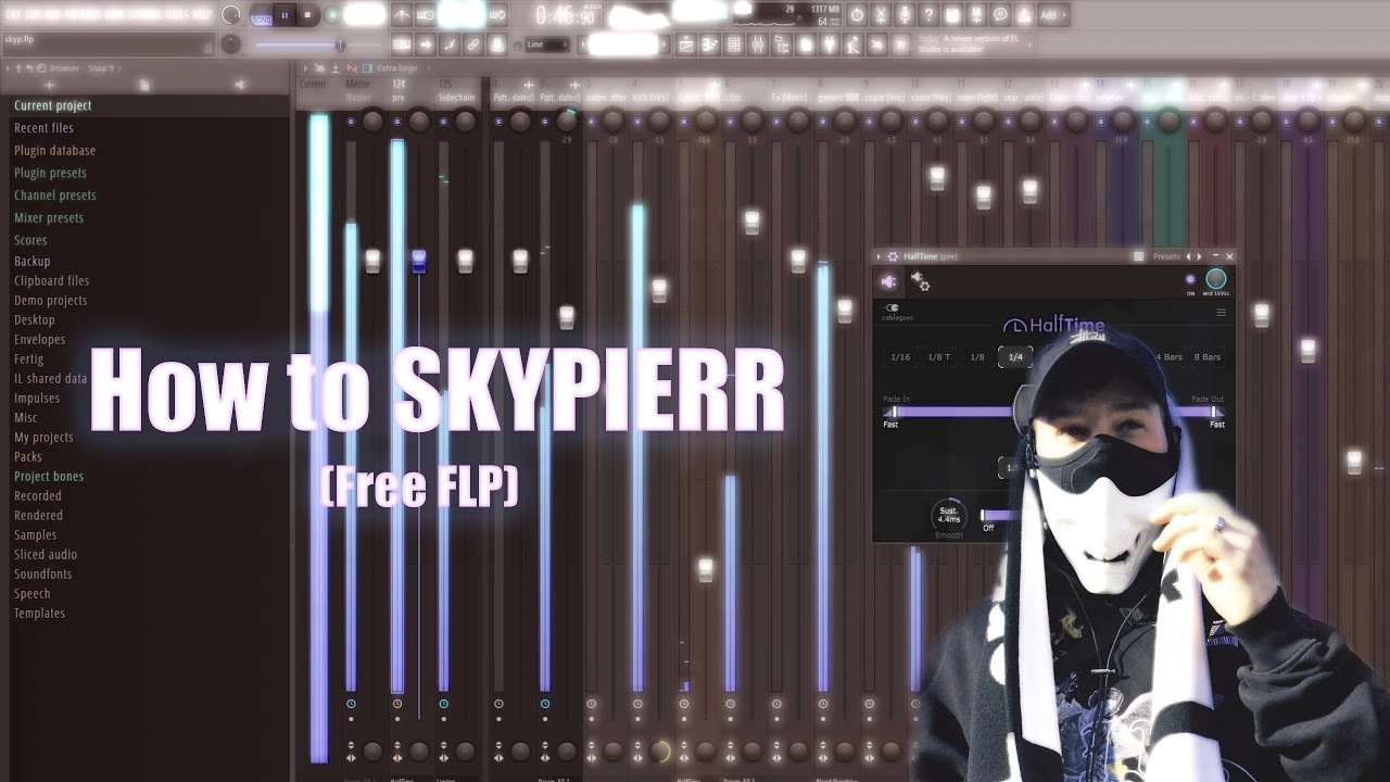 How to make a SKYPIERR TYPE BEAT in 3 minutes! (FREE FLP) - YouTube