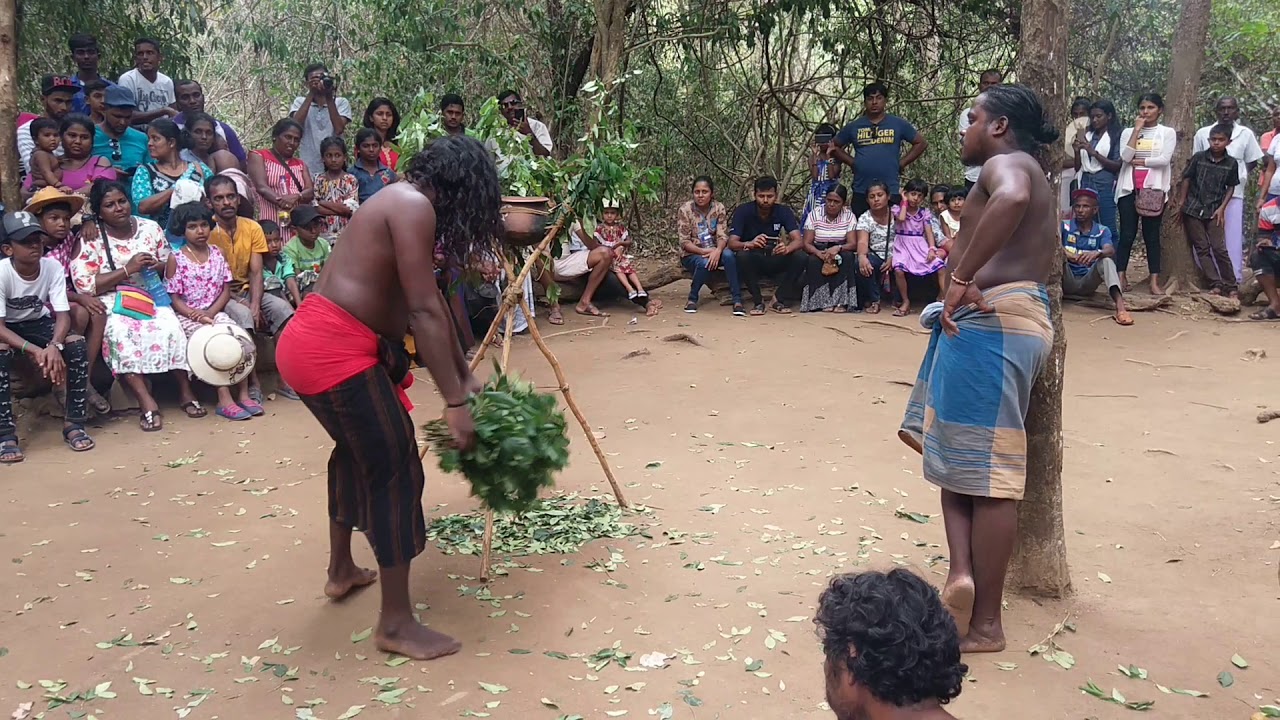 Vedda Traditional Dance, Mahiyangana Sri Lanka - YouTube
