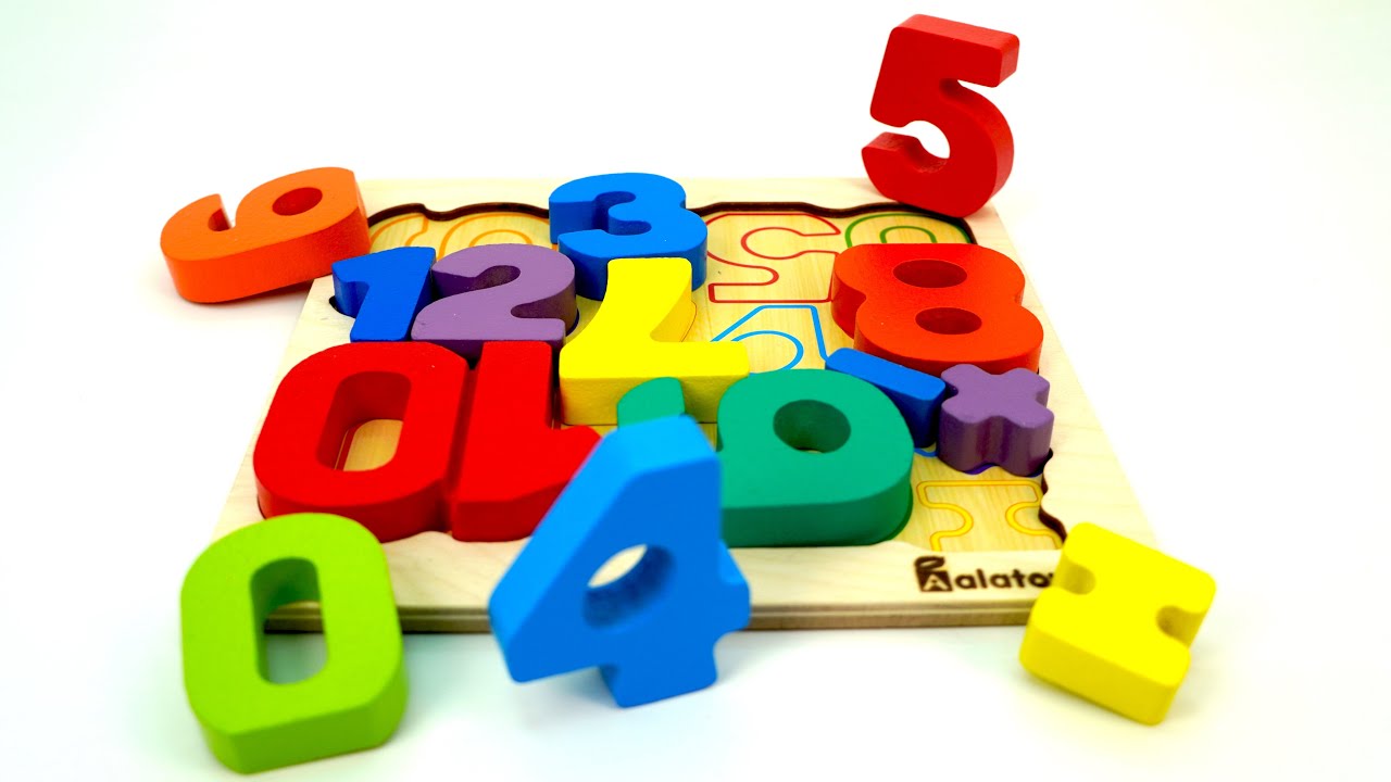 Number Puzzle | Learn Numbers, Colors and Counting from 1 to 10 ...