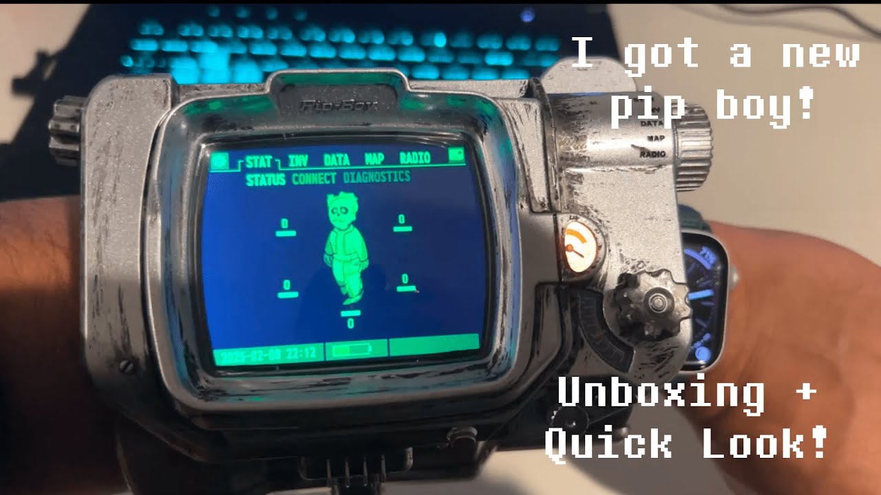 Quick look at the new Pip boy 3000! - Unboxing and Quick Look - YouTube