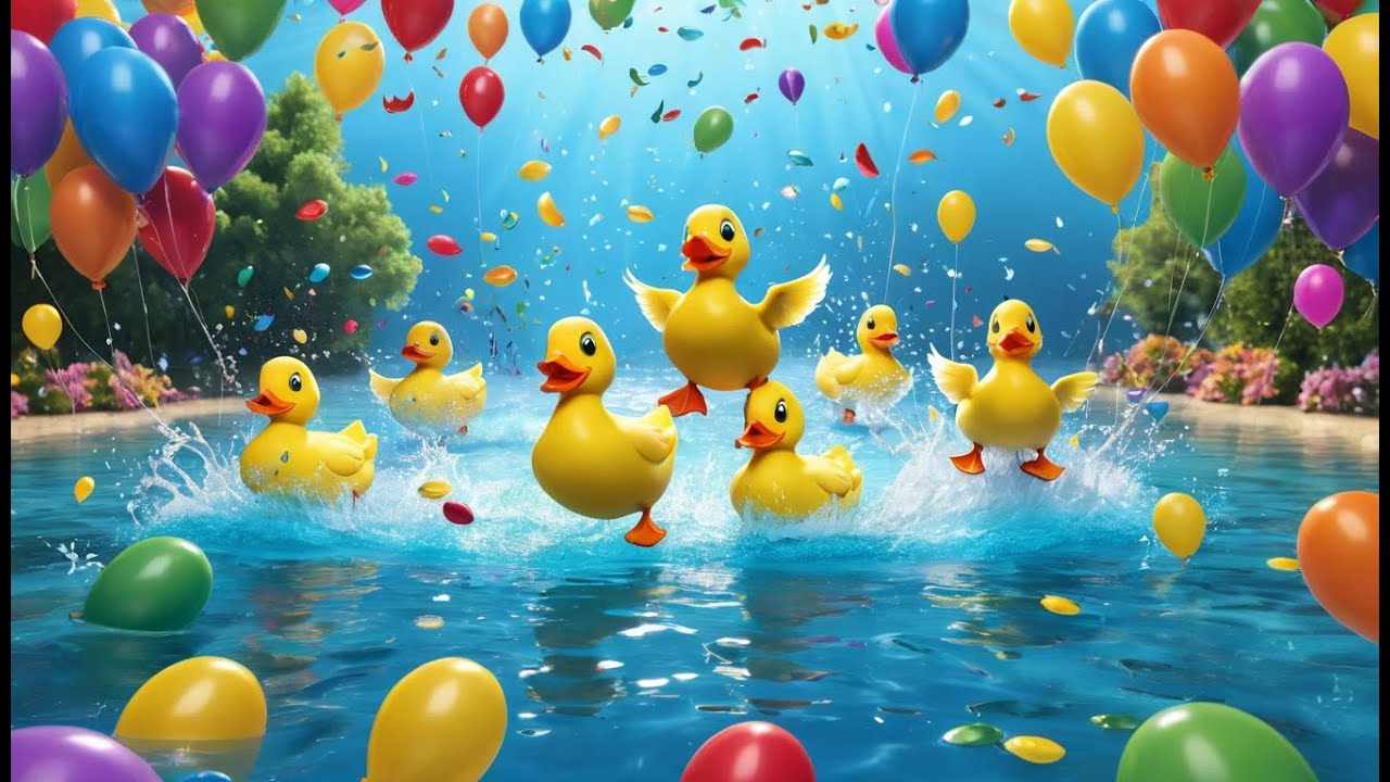 Quacky Ducks and Swishy Fish | Fun Animal Nursery Rhyme for Toddlers ...