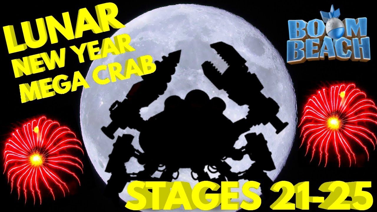 Boom Beach | LUNAR NEW YEAR MEGA CRAB 2020 | STAGES 21-25 - YouTube