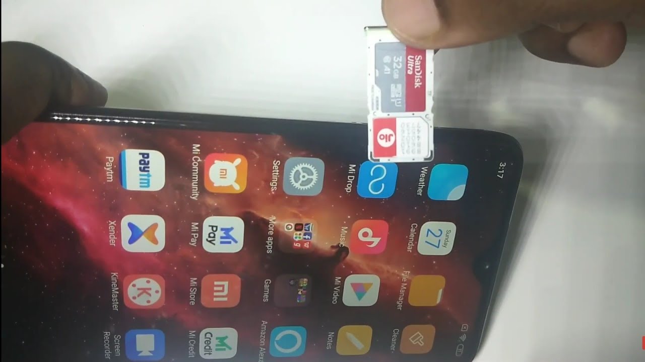 Redmi Note 8 Pro : Insert Sim and SD Card - YouTube